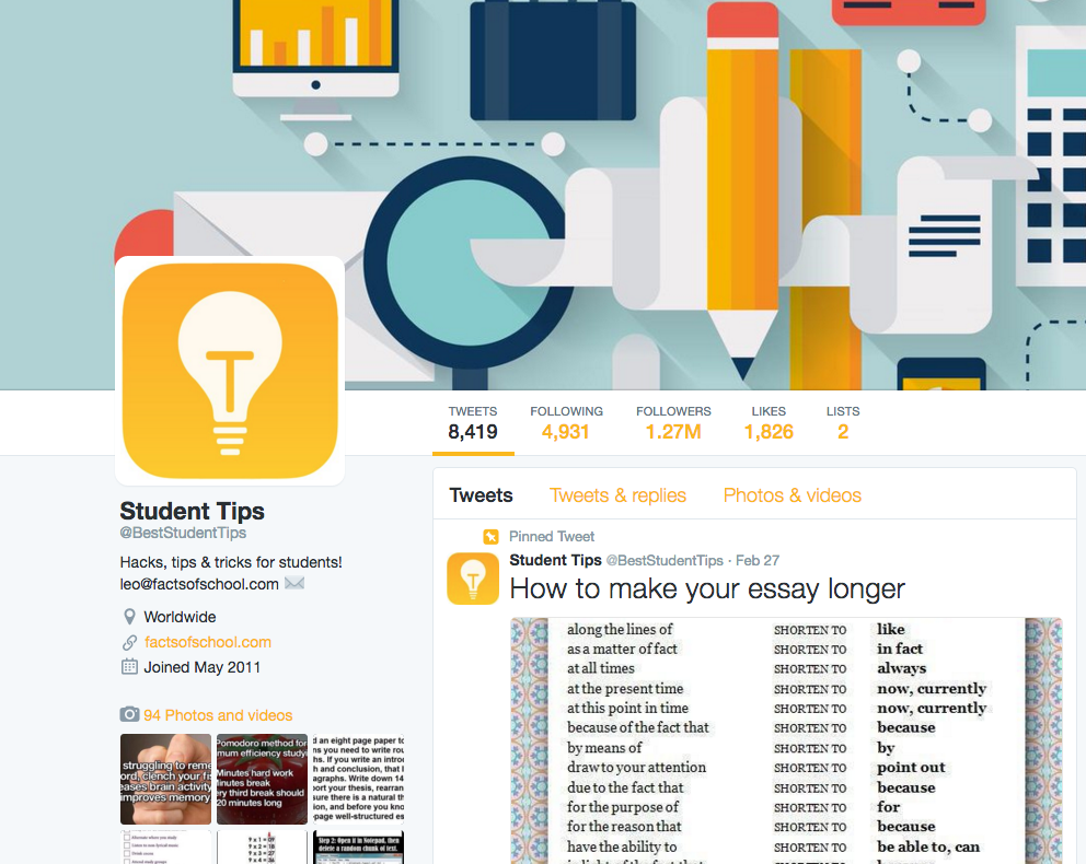 25 Twitter Accounts Students Should Follow | Student.com
